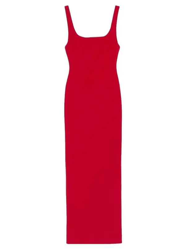 Solace Aniella Square Neck Maxi Dress - Red