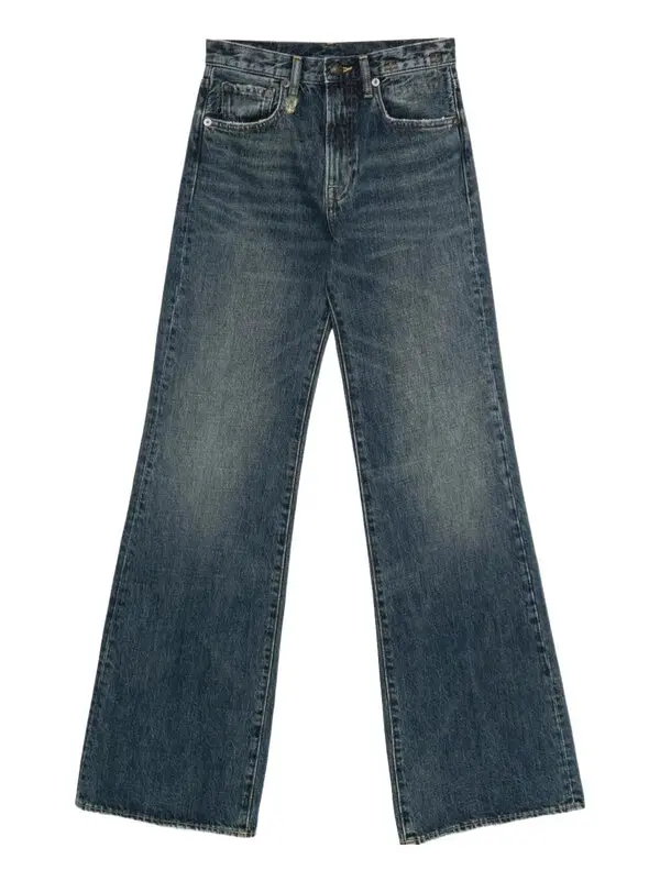 R13 Flared High-waisted Jeans - No