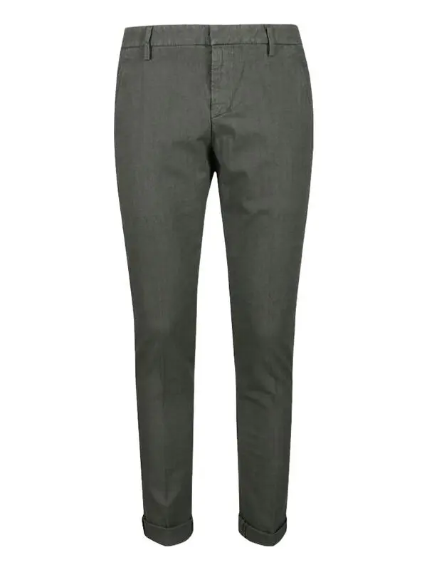 DONDUP Mid-waist Casual Pants - Black
