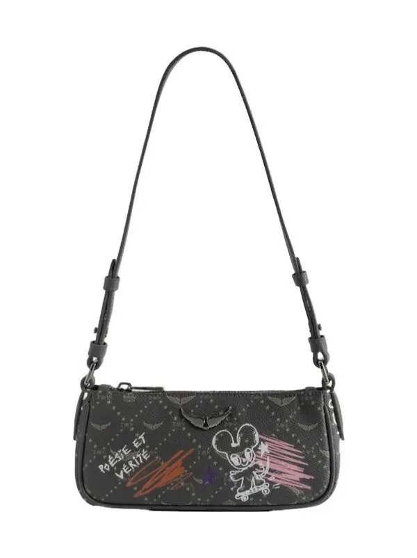 Zadig&Voltaire Z Pocket Monogram Tag Clutch - Road