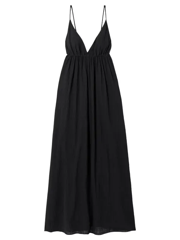 Staud Hanna Maxi Dress - Black