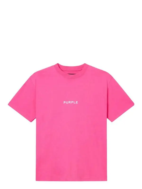 PURPLE BRAND Crew-neck T-shirt - Pink