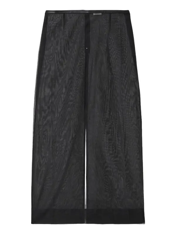 ST. AGNI Lightweight Midi Skirt - Black