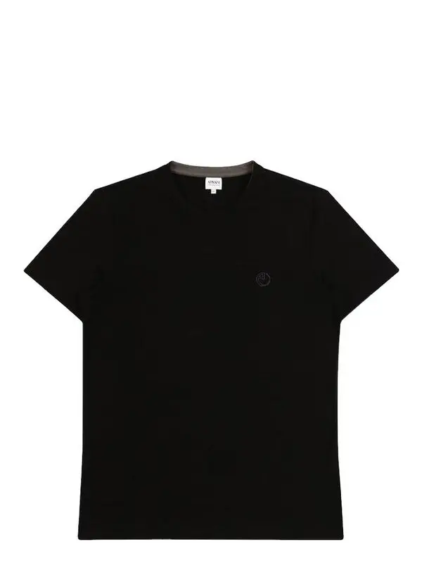 Emporio Armani Round-necked T-shirt - Black