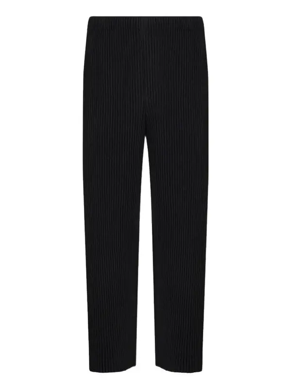 Issey Miyake Pleated Casual Pants - Black