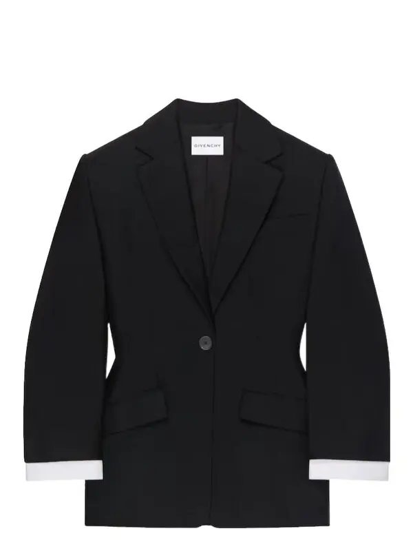 Givenchy Single-breasted Tailored Blazer - Black