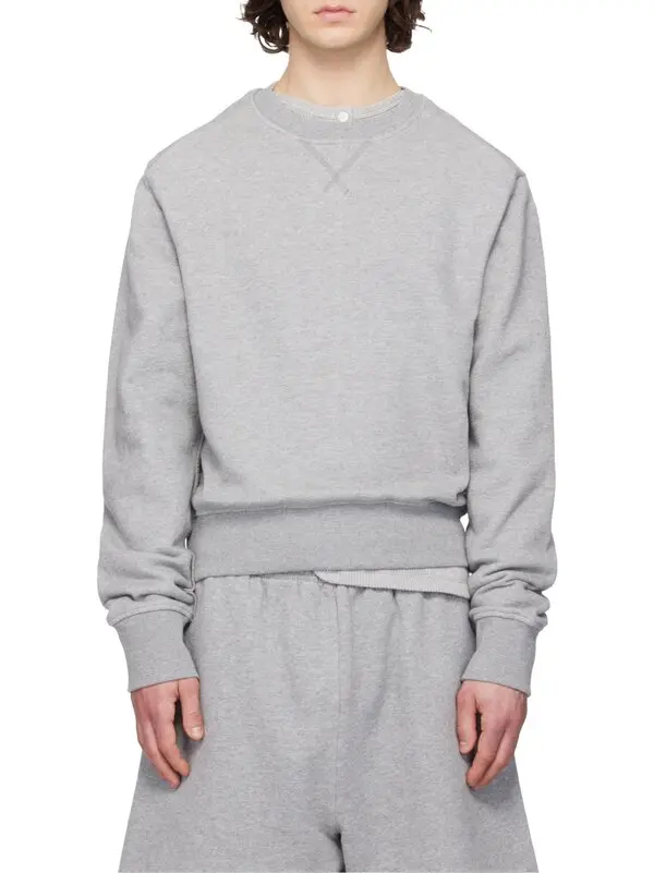 ENTIRE STUDIOS Crew Neck Sweatshirt - Gray