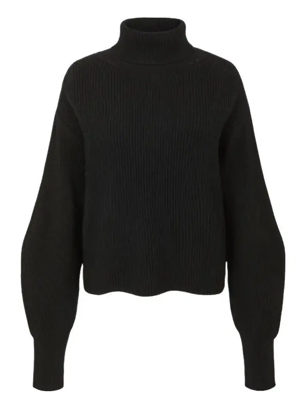 P.a.r.o.s.h High-neck Ribbed Jumper - Black