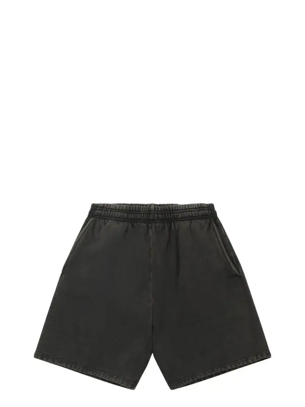 ENTIRE STUDIOS Standard Elastic Waistband Sweatshorts - Water-washed Black