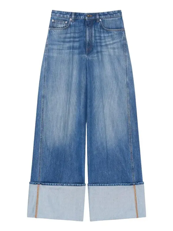 Givenchy Wide-leg Jeans - Medium Blue