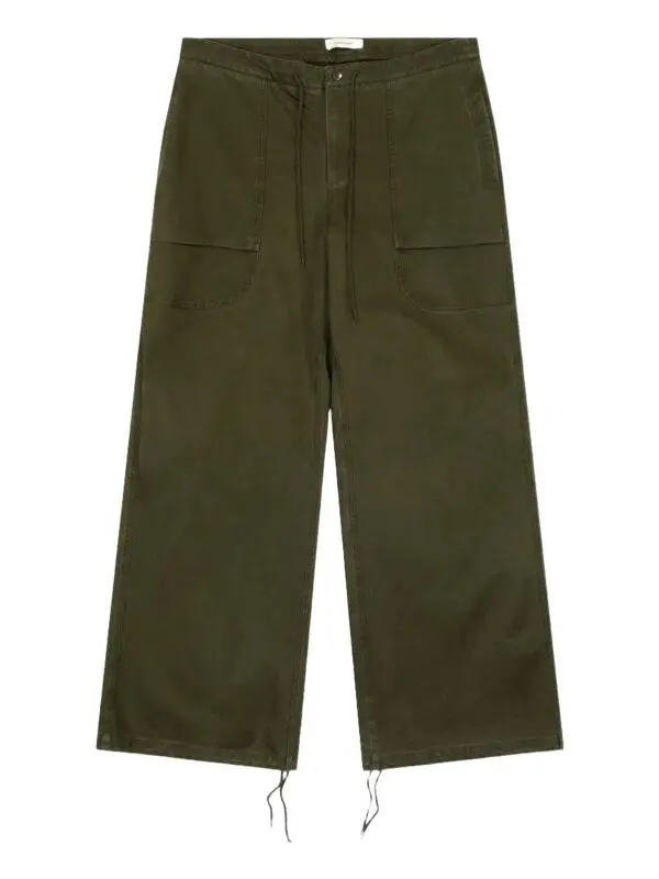 ENTIRE STUDIOS Barren Straight Leg Cargo Pants - Green