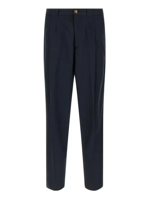 Brunello Cucinelli Pleated Chino Pants - Black