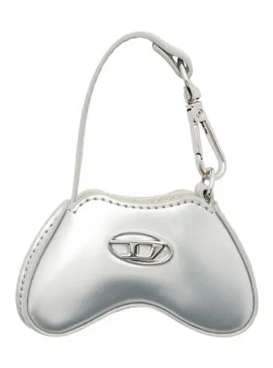 DIESEL® Play Charms Glossy Bag - Silver