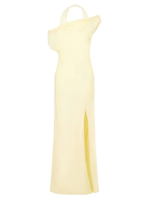 SIR. Strope Silk-chiffon Gown - Yellow