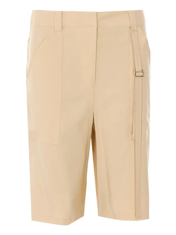 Patrizia Pepe Tailored Bermuda Shorts - Nude