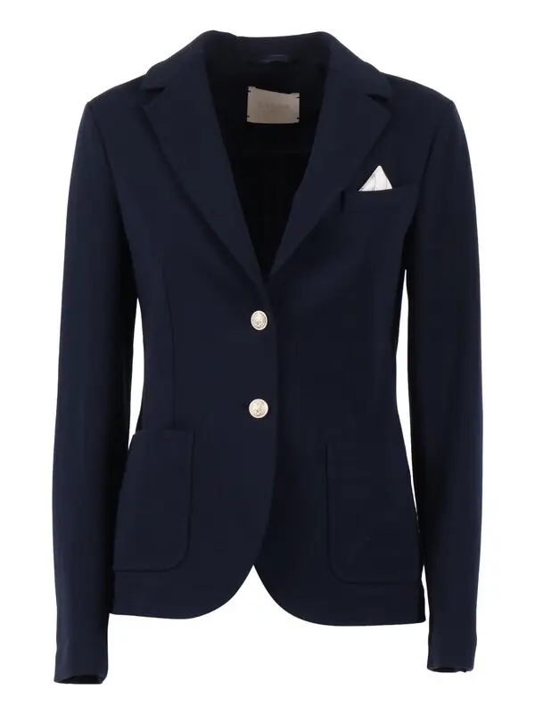 CIRCOLO 1901 Single-breasted Blazer - Blue