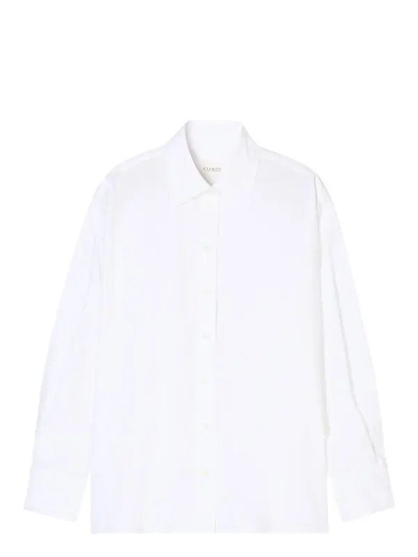 Closed Buttoned Shirt - White
