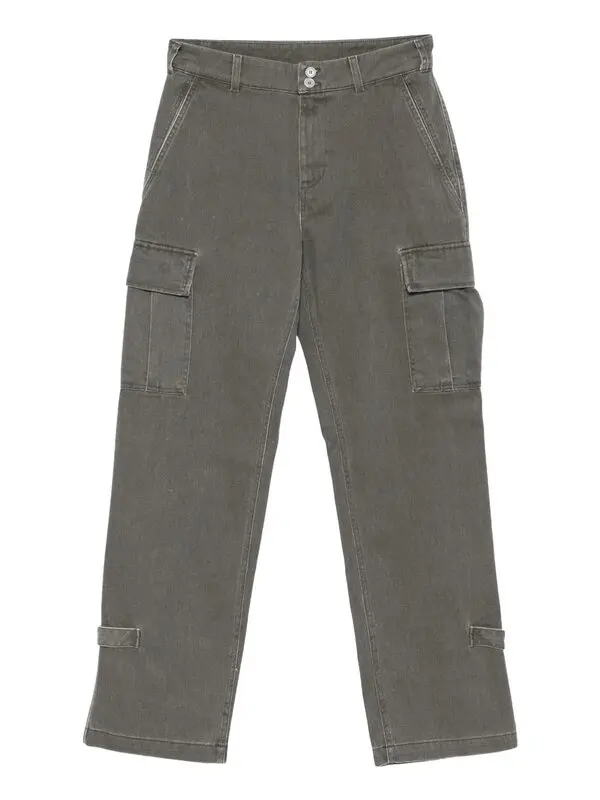 Aspesi Cargo-pocket Trousers - Black