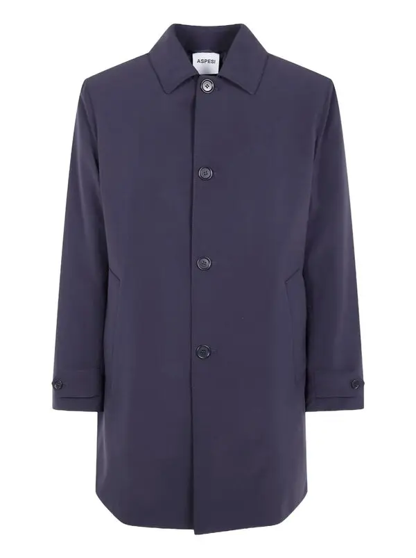Aspesi Single Breasted Casual Jacket - Black