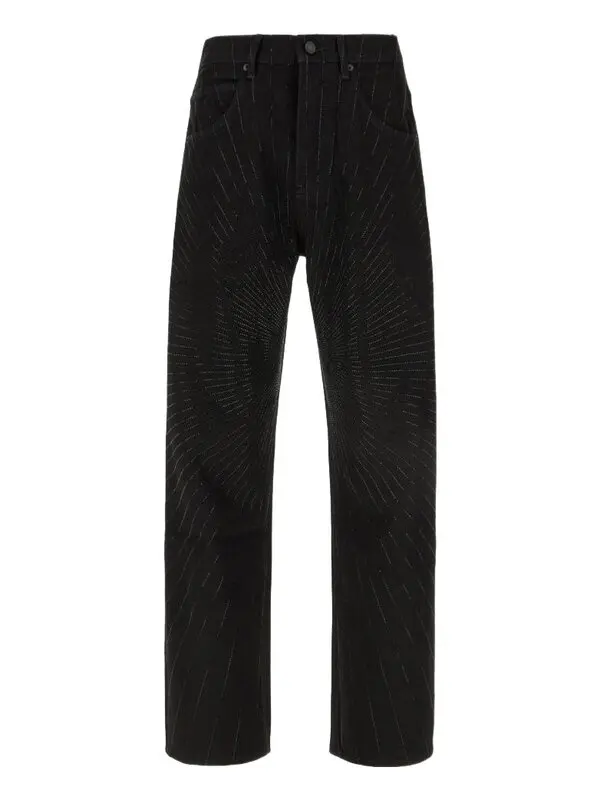 PURPLE BRAND Belt Loop Jeans - Black