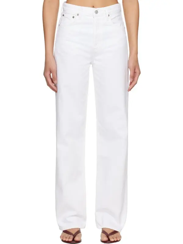 AGOLDE Ren Jean 32 - Marshmallow