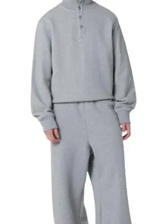 ENTIRE STUDIOS Long-sleeved Knitwear With Front Buttons - Gray