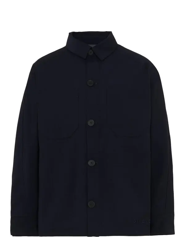 Givenchy Buttoned Pocket Suit Jacket - Blue
