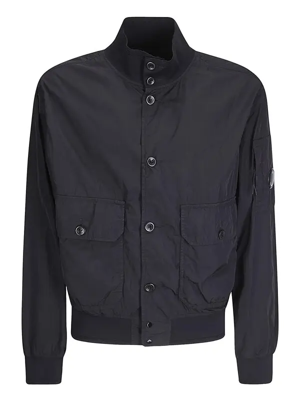 C.P. COMPANY Long Sleeve Jacket - Black