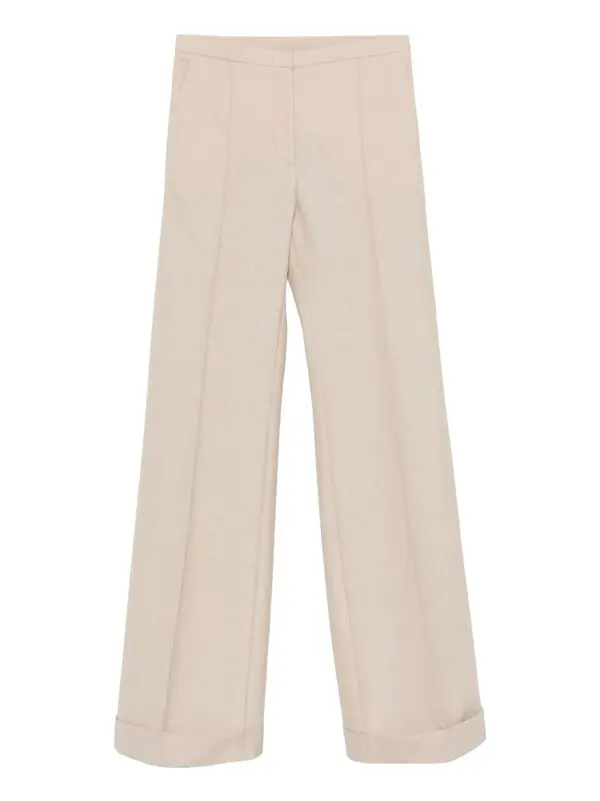 Philosophy Di Lorenzo Serafini Casual Pants With Rolled Edges - Nude