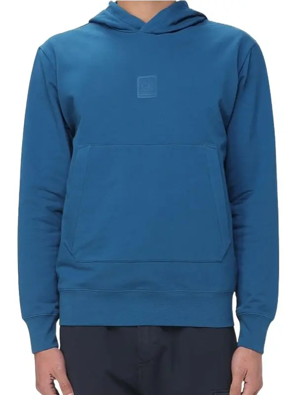 C.P. COMPANY Kangaroo Pocket Hoodie - Blue