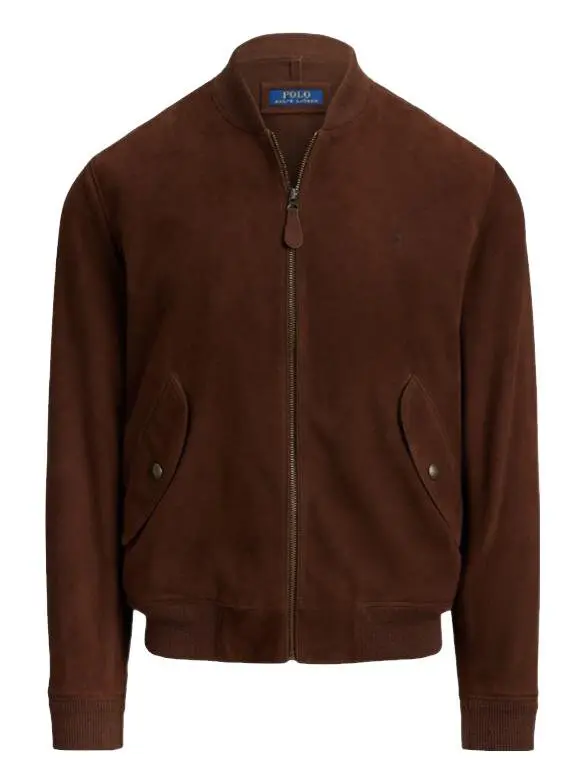 Polo Ralph Lauren Zip-up Bomber Jacket - Brown