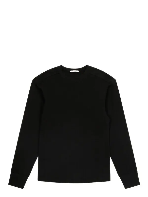 ENTIRE STUDIOS Thermal Long Sleeve T-shirt - Black