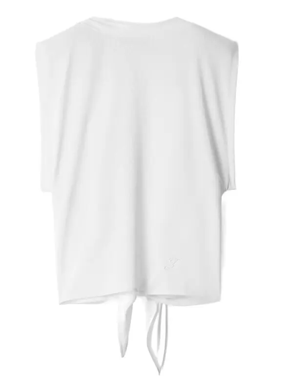 Jacquemus Le Marcel Moisson Tie-back Top - White