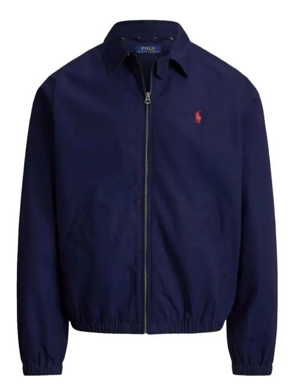 Polo Ralph Lauren Zip-up Jacket With Classic Collar - Navy
