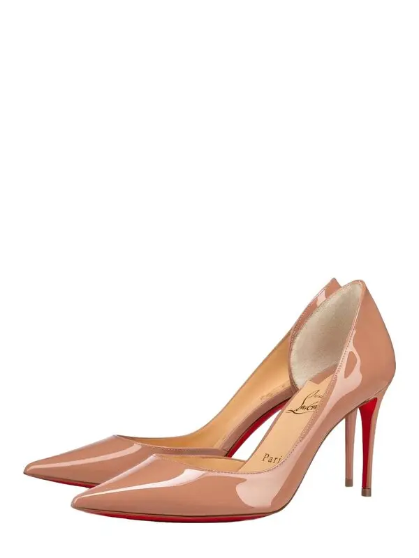 CHRISTIAN LOUBOUTIN Iriza Pointed Toe High Heel Pumps - Nude