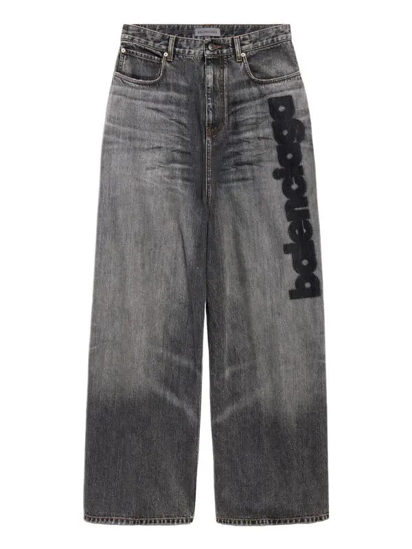 Balenciaga Baggy Crotch Jeans - Dark Gray