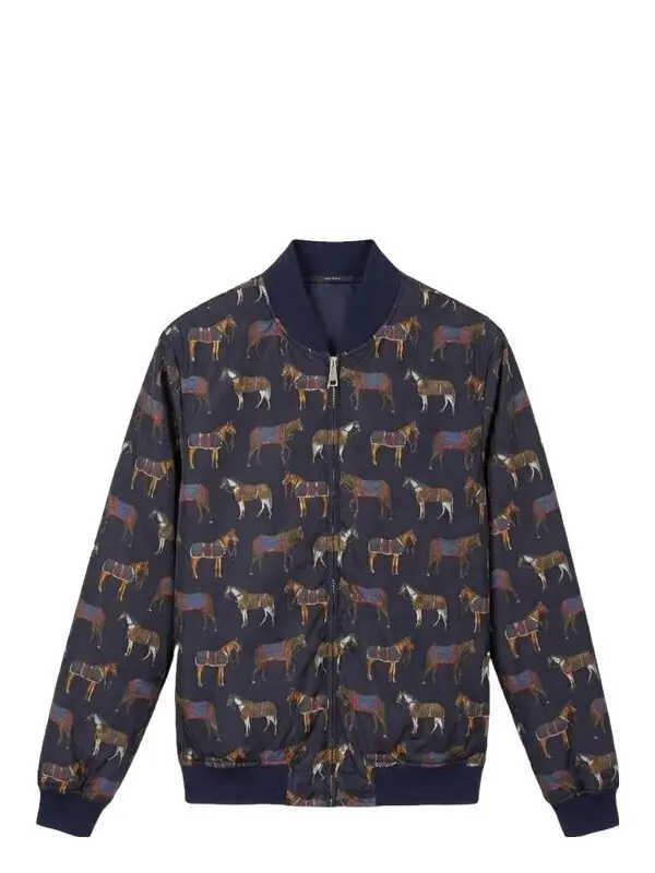 Gucci Reversible Printed Bomber Jacket - Black