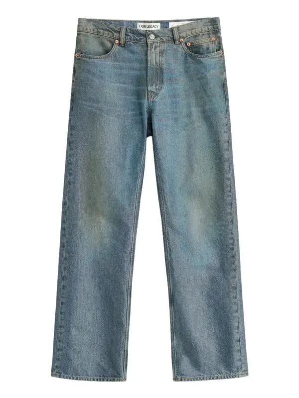 Our Legacy Carlson Straight-leg Jeans - Gray