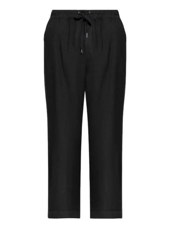 ALLSAINTS Sharp Drawstring Wide-leg Pants - Shaded Black