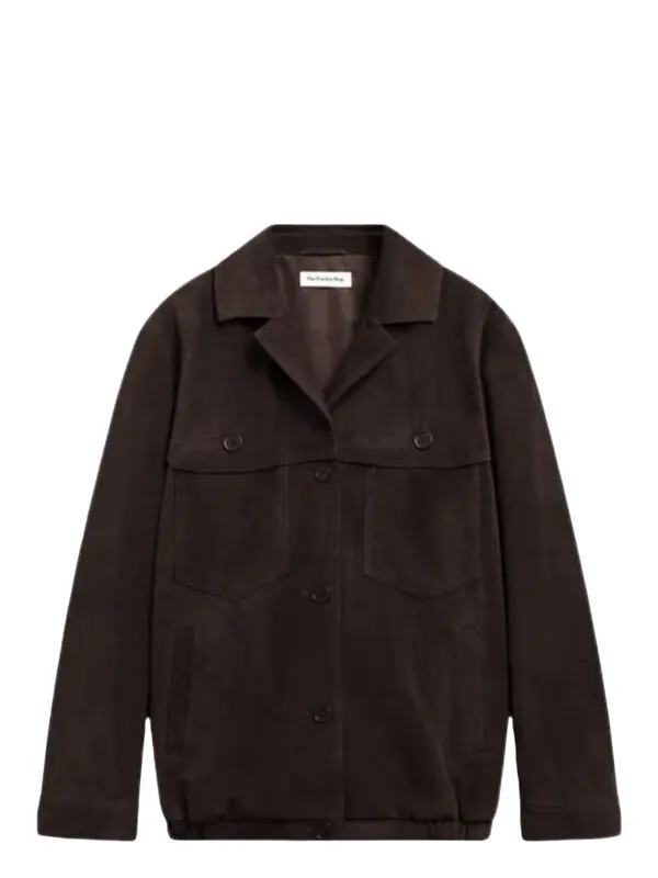 THE FRANKIE SHOP Long Sleeve Padded Casual Jacket - Black