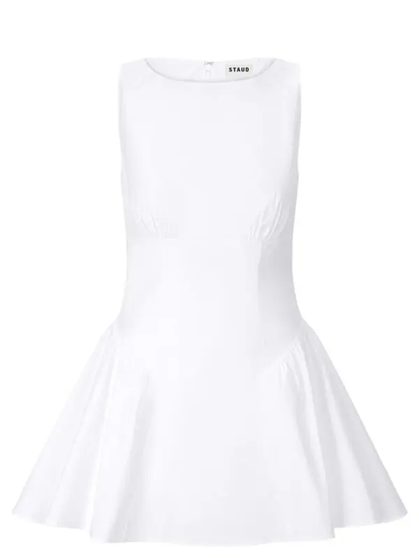 Staud Gwen Mini Dress - White