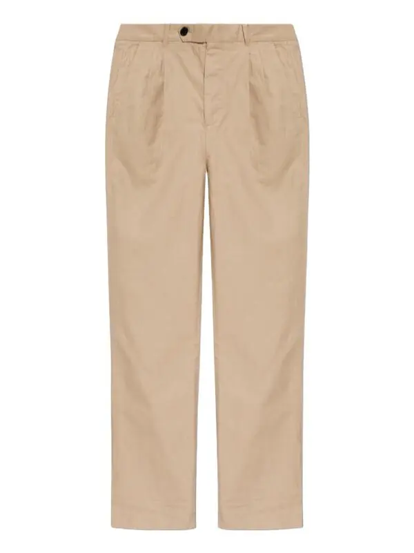 ALLSAINTS Roland Pleated Wide-leg Pants - Nude