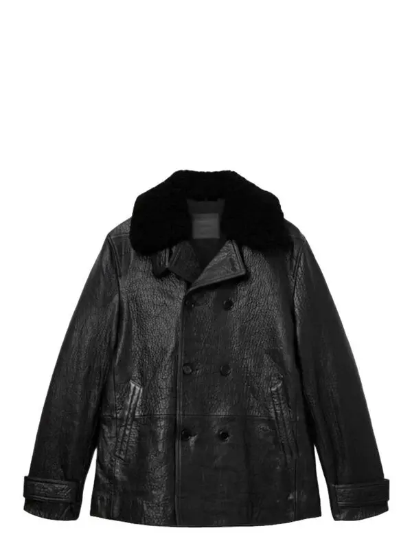 ALLSAINTS Hamlet Leather Jacket - Black
