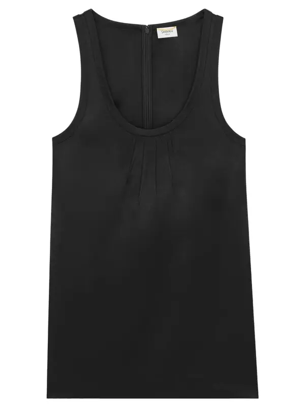Saint Laurent Sleeveless Mini Dress - Black