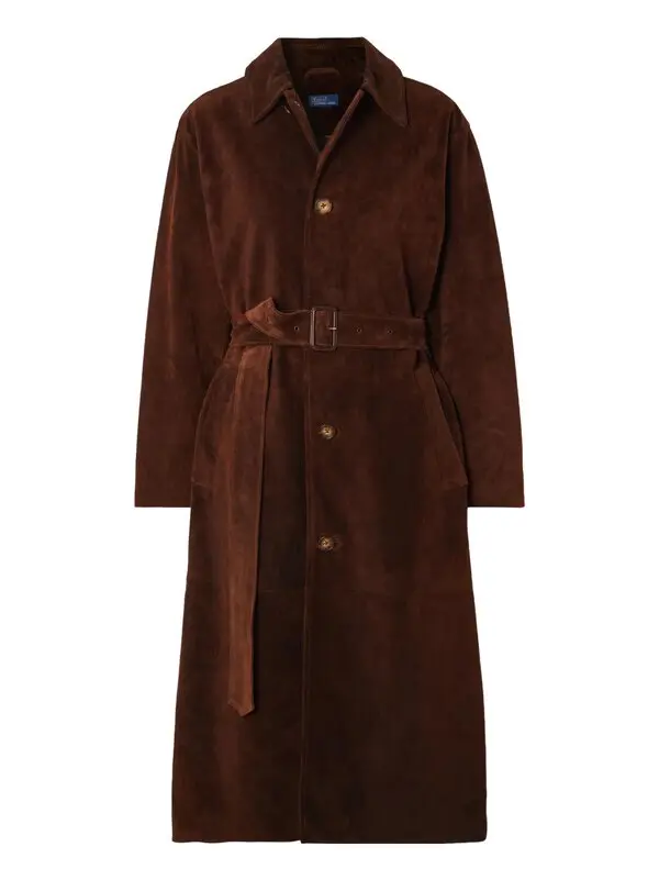 Polo Ralph Lauren Suede Coat - Brown