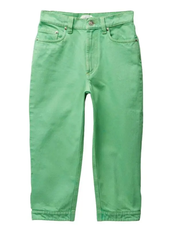 Versace Cropped Capri Jeans - Green