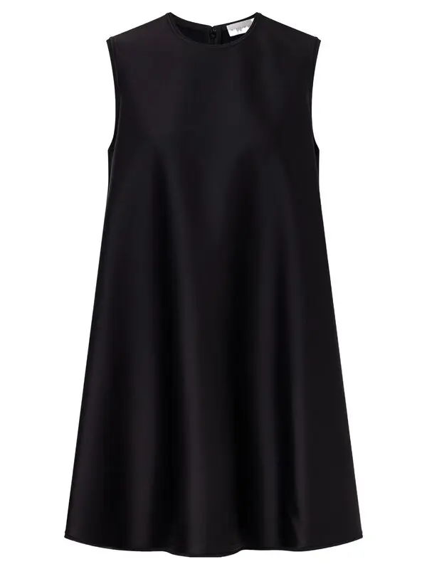 Stella McCartney Satin Mini Dress - Black