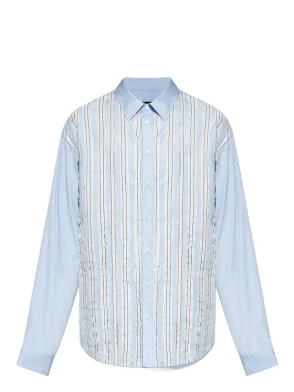 Dsquared2 Textured Striped Shirt - Blue