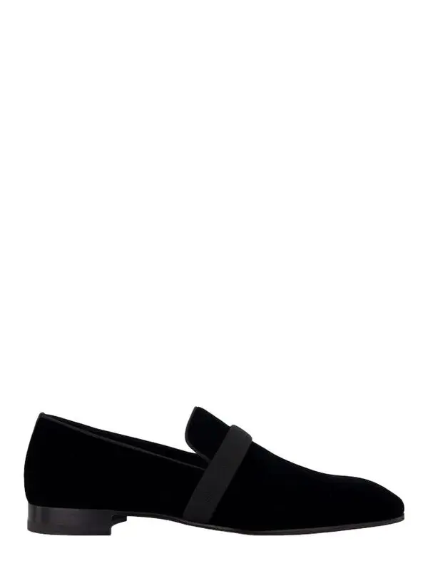 CHRISTIAN LOUBOUTIN Flat Band Loafers - Black
