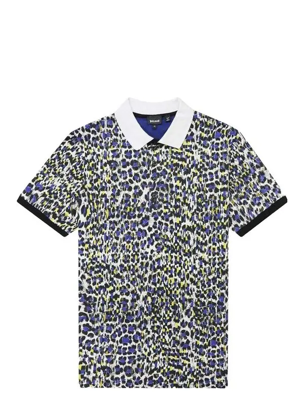 Just Cavalli Printed Polo Shirt - Multicolor